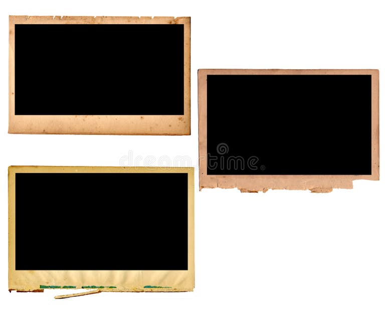 Pld paper photo frames stock image. Image of formal, aged - 5351661