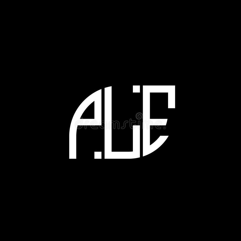 PLE Letter Logo Design on Black Background.PLE Creative Initials Letter ...