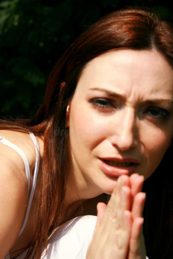 Pleading stock image. Image of distressed, outdoor, woman - 2772737
