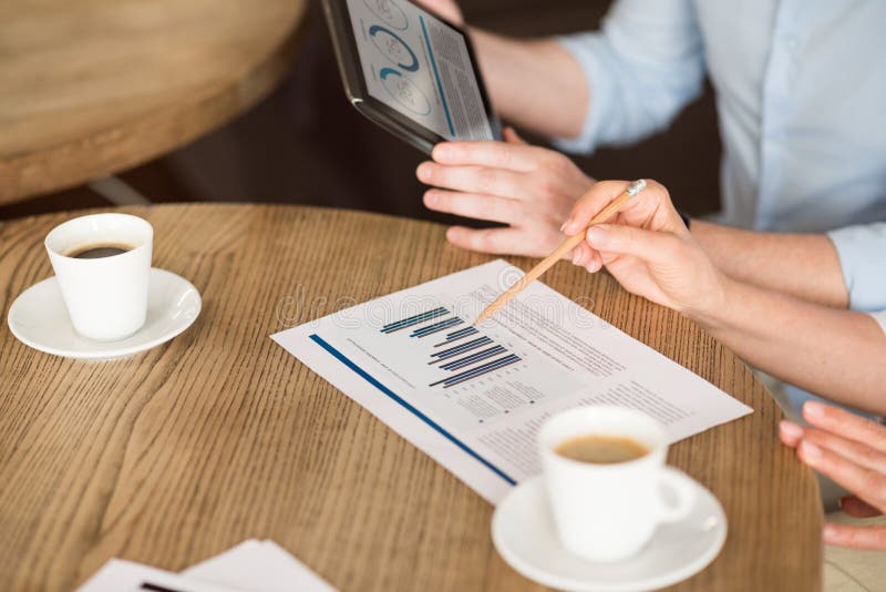 Pleasant Colleagues Working Together Stock Image - Image of cooperation ...