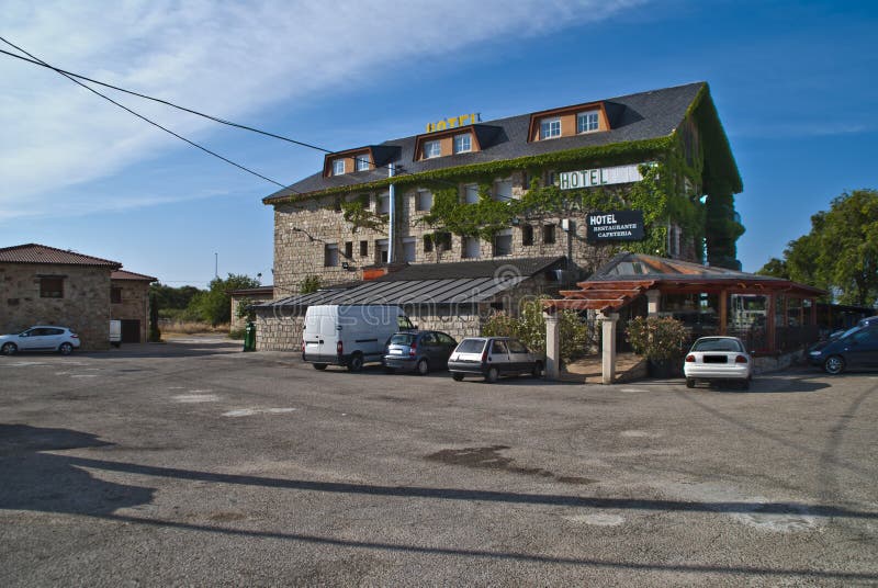 Pleasant Mountain Hotel in Spain. Stock Photo - Image of holiday ...