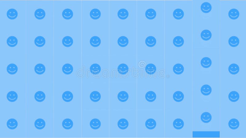 Smiley Face Grid Playful Blue Circles for Wallpaper or Web Background ...