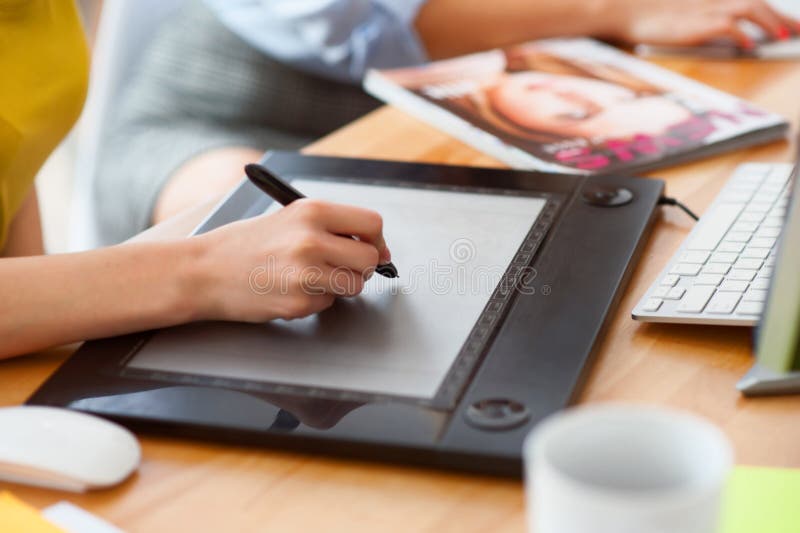 Pleasant Person Making Notes Stock Photo - Image of person, table: 71071544