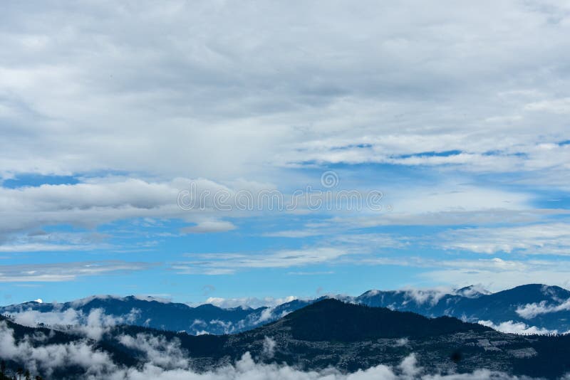 Pleasant Weather and Fresh Environment after Rainfall in the Mountains ...