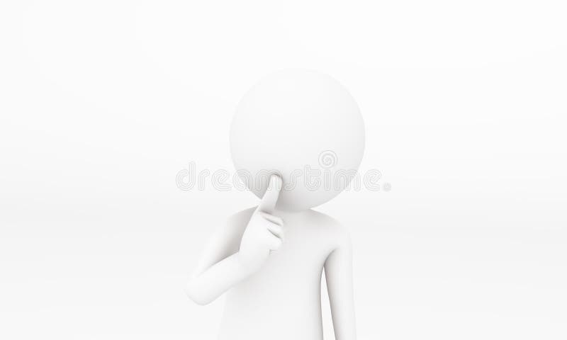 Please be quiet stock illustration. Illustration of idea - 51717506