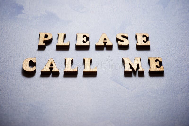 Please Call Me Note on Orange Sticker Note on White Stock Image - Image ...