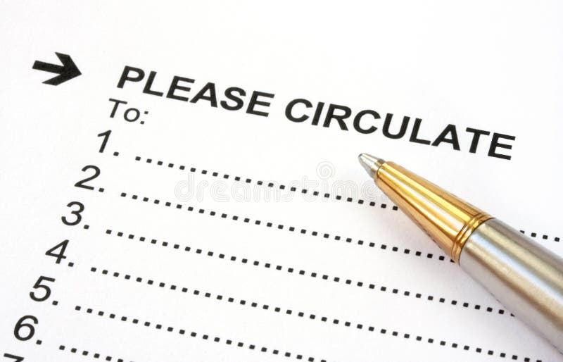 Please Circulate stock photo. Image of circulate, distribution - 3752414