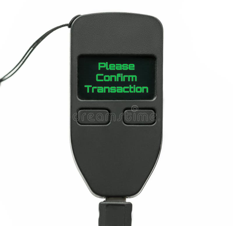 Please Confirm Transaction on Hardware Wallet Cryptocurrency Stock ...