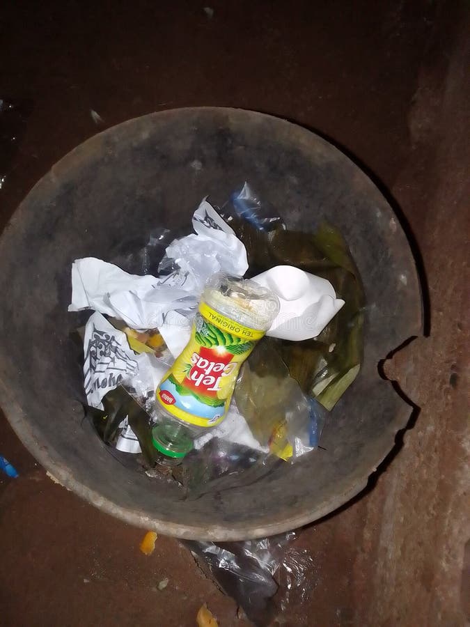 Please Dispose of Rubbish in the Right Place Editorial Stock Photo ...