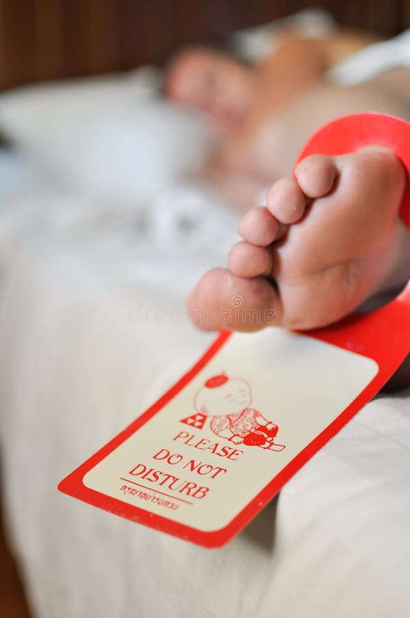 Please do not disturb stock image. Image of exhausted - 40148319