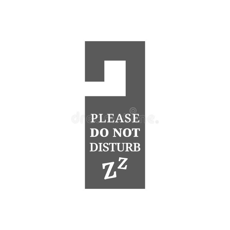 Please Do Not Disturb Vector Sign. Hotel Tag Hanger Stock Vector ... Please Do Not Disturb Vector Sign. Hotel Tag Hanger Stock Vector ...