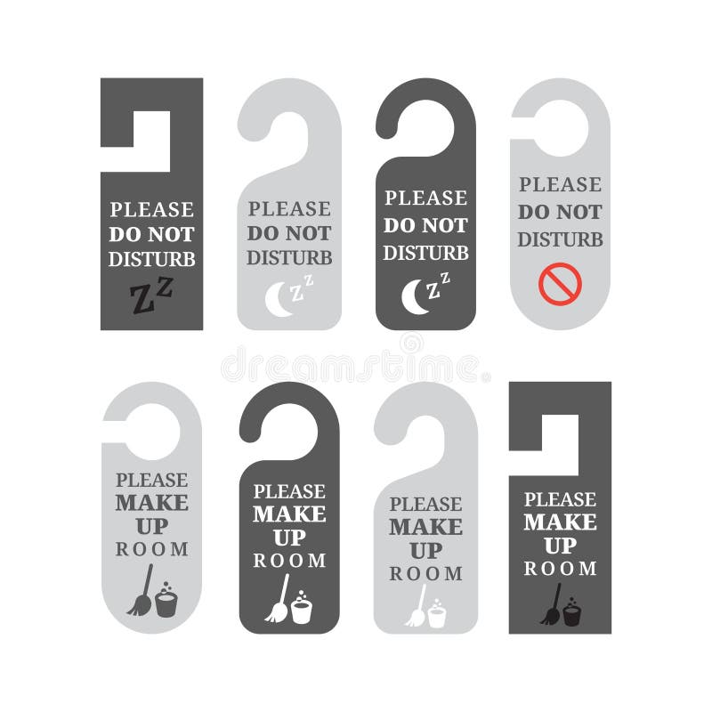Please Do Not Disturb Vector Sign Stock Vector - Illustration of symbol ...