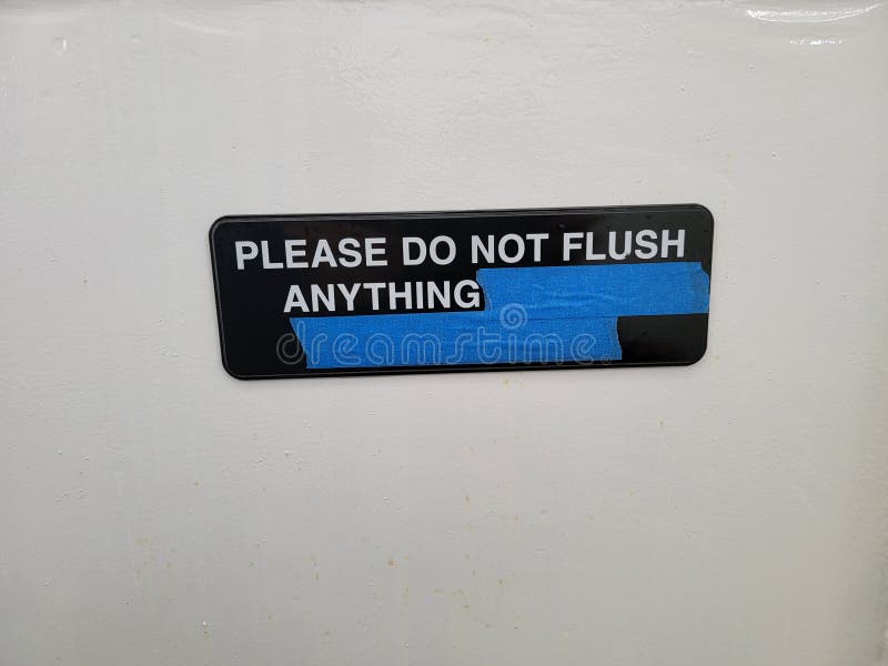 Do Not Flush Sign Stock Photos - Free & Royalty-Free Stock Photos from ...
