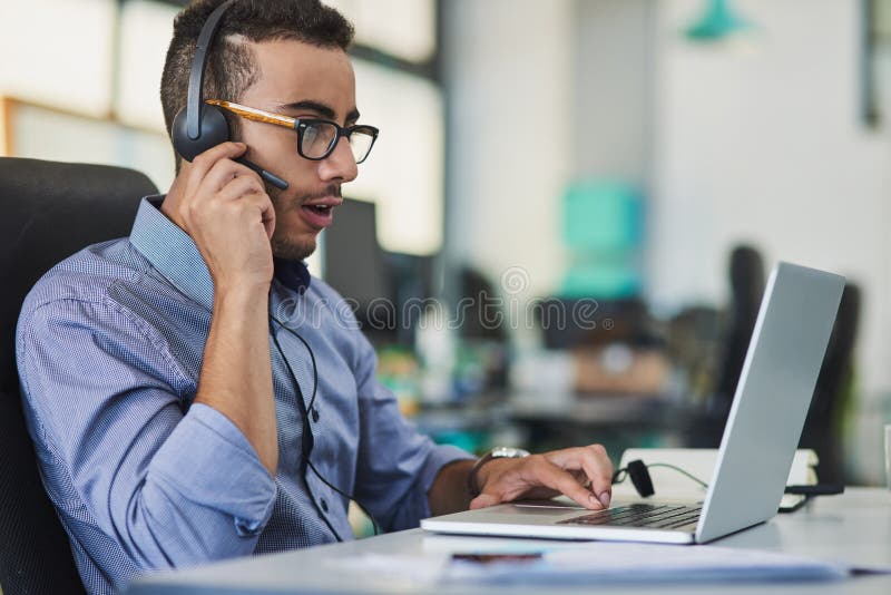 Please Hold while I Attempt To Resolve the Issue. a Young Call Centre ...