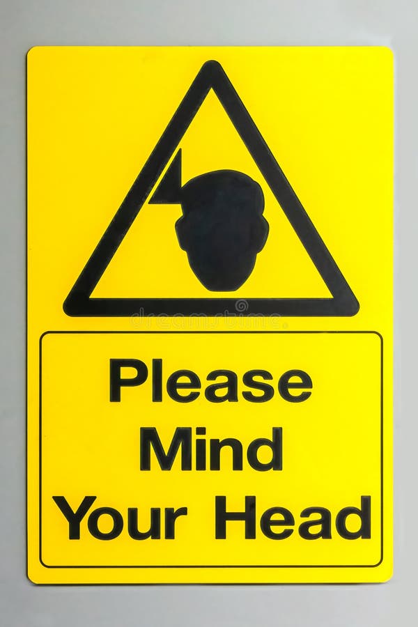Please Mind Your Head Sign Stock Photos - Free & Royalty-Free Stock ...