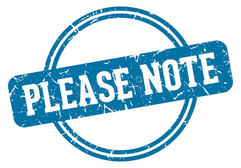 Please Note Road Sign on White Background Stock Vector - Illustration ...