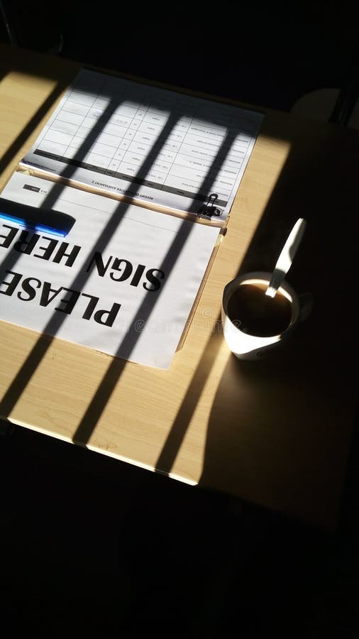 Please Sign Here stock photo. Image of sign, paper, exam - 92742944