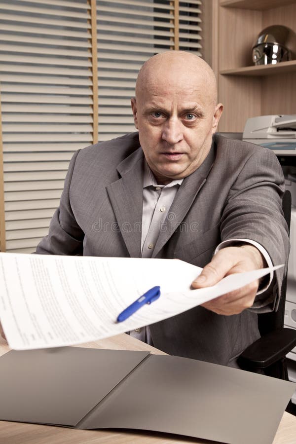 Please sign this stock photo. Image of businessman, payment - 65355318
