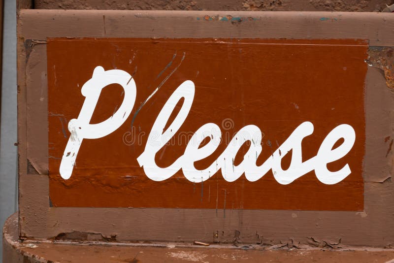 Please Sign stock photo. Image of recycle, trash, close - 170539516