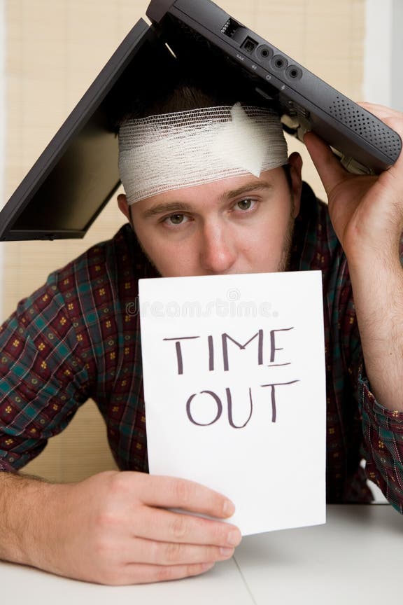 Please STOP !!! stock image. Image of horror, male, headache - 6372143