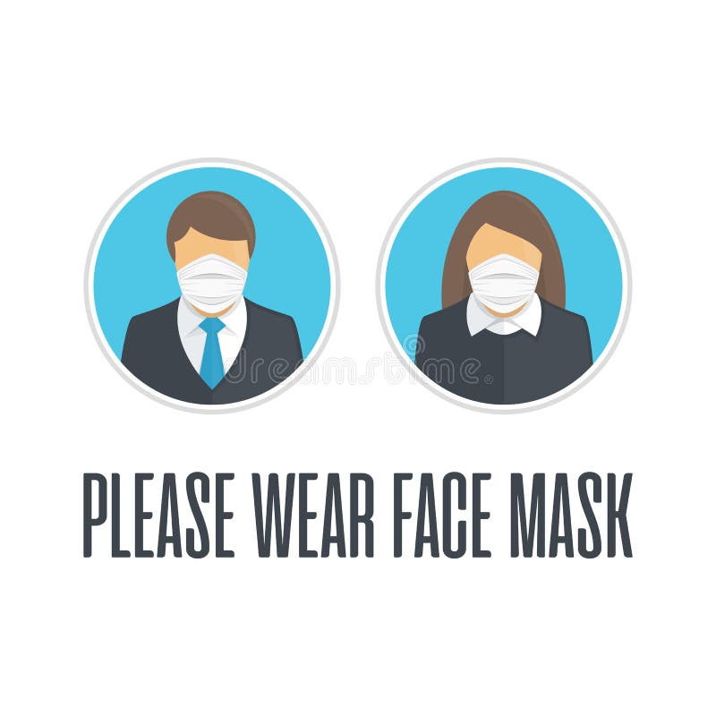 Please Face Mask Stock Illustrations – 1,063 Please Face Mask Stock ...