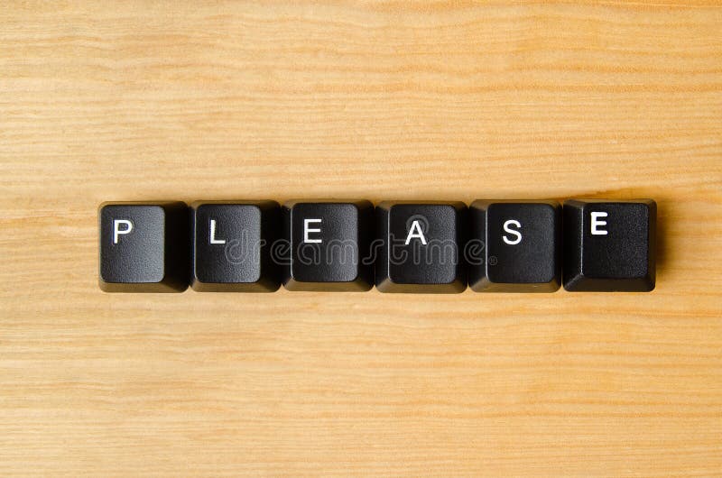 Please word stock photo. Image of idea, typo, concept - 98426752