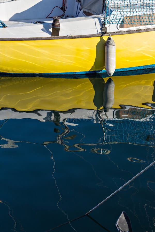 Boat reflections stock image. Image of pomos, cyprus, boats - 804239
