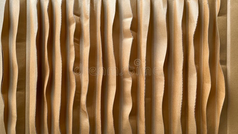 Pleated Cardboard Texture Abstract Background Stock Illustration ...