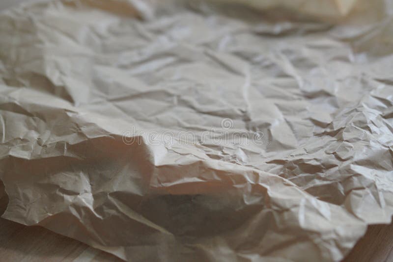 A Pleated Kraft Paper Texture Stock Image - Image of brown, table ...