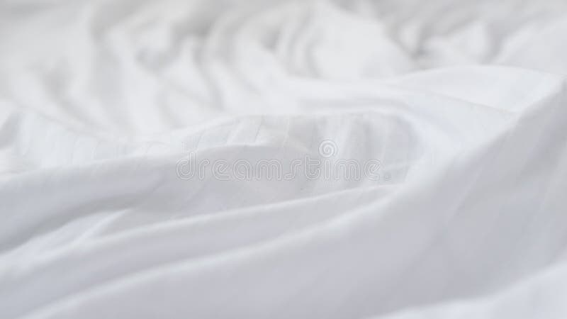 Pleated White Cotton Material. Texture or Background Stock Image ...