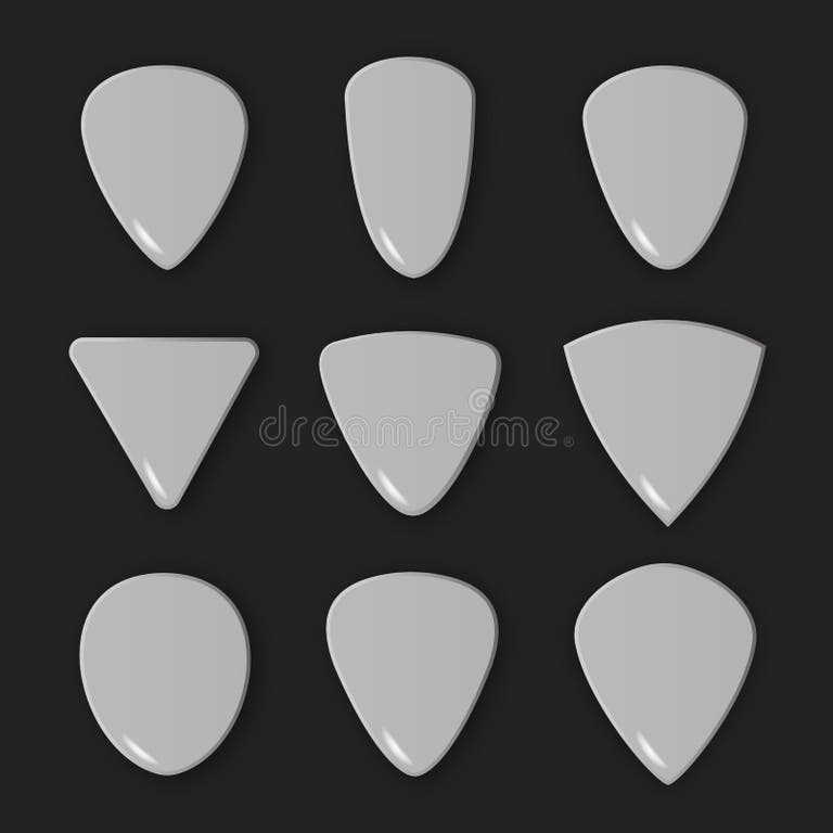 Plectrum pick stock vector. Illustration of accessories - 69220803