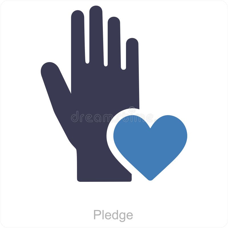 Pledge stock vector. Illustration of design, promise - 340081088