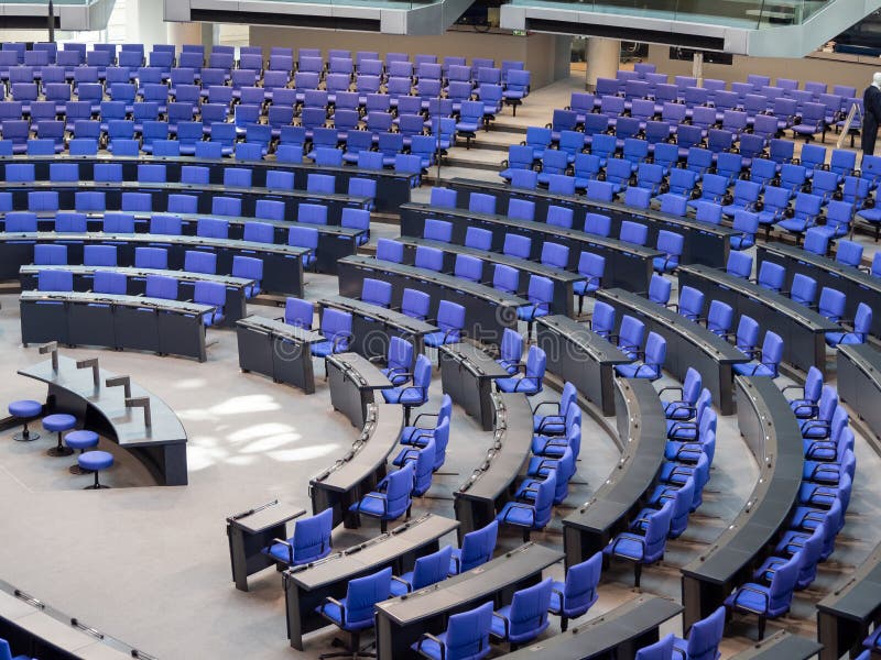Plenary Hall of the German Bundestag in Berlin. Editorial Image - Image ...