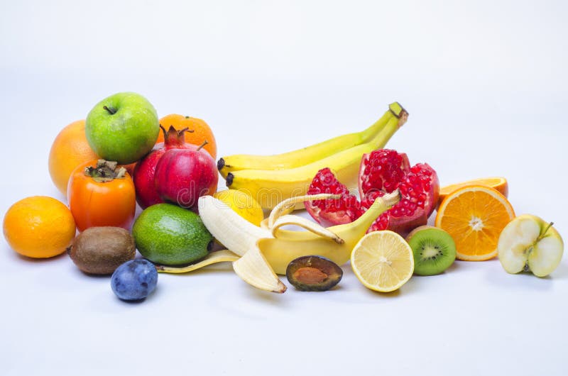 Plenty of Fresh Fruit on the Table Stock Photo - Image of healthy, kiwi ...