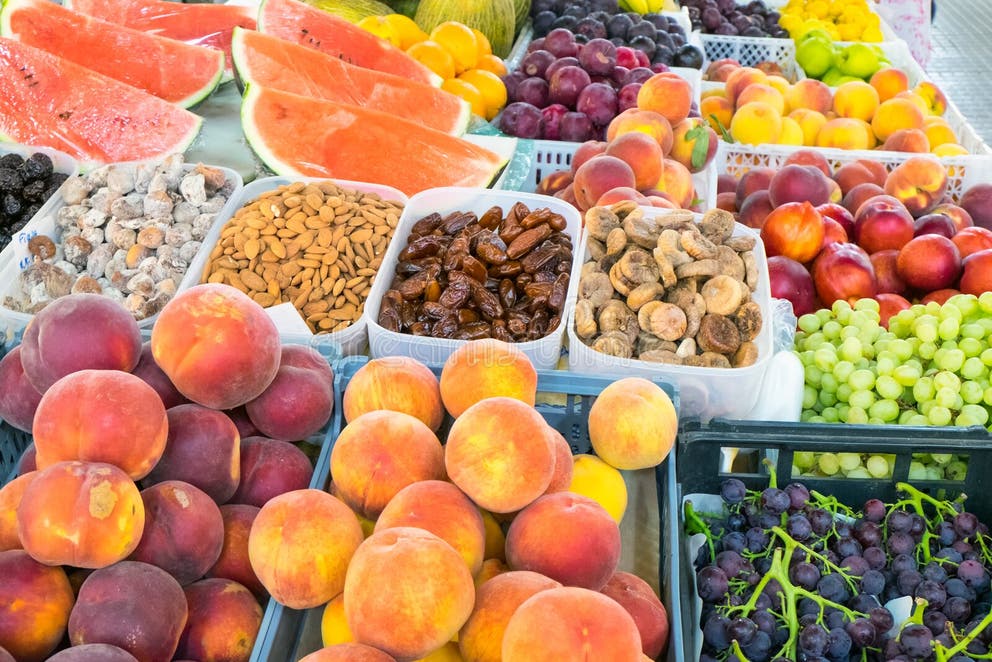 Plenty of Fruit at a Market Stock Image - Image of natural, fresh: 65618277