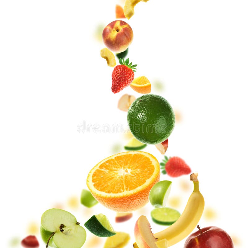 Falling fruits stock photo. Image of vitality, explosion - 9208338