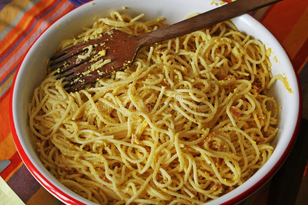 Plenty of Good Italian Spaghetti Stock Image - Image of tourism ...