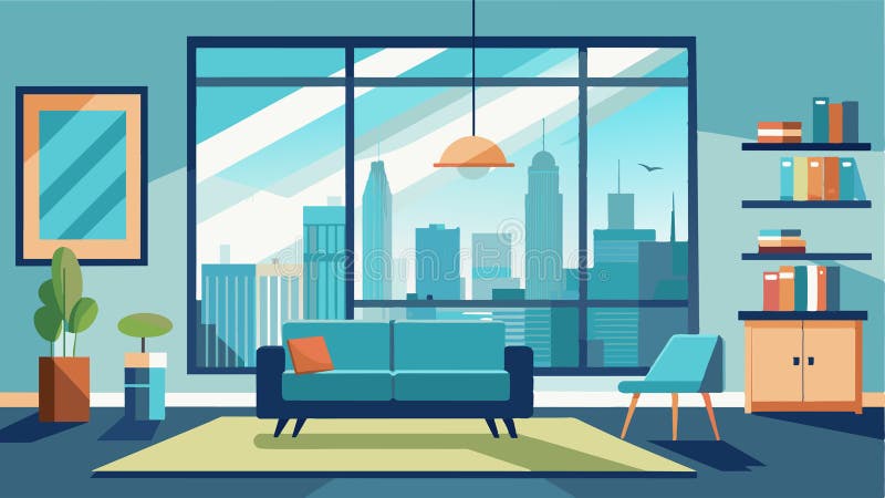 With Plenty of Natural Light the Highrise Apartment Creates a Bright ...