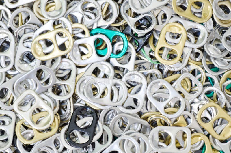 Ring-pulls stock photo. Image of recycle, garbage, metalic - 16952506