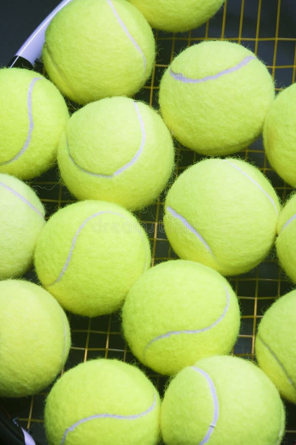 Tennis balls stock photo. Image of bunch, contest, tennisball - 18901634