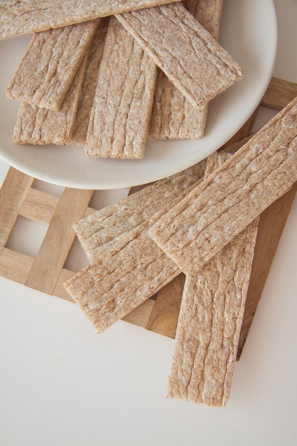 Plenty of wheat crispbread stock image. Image of garnish - 72964491