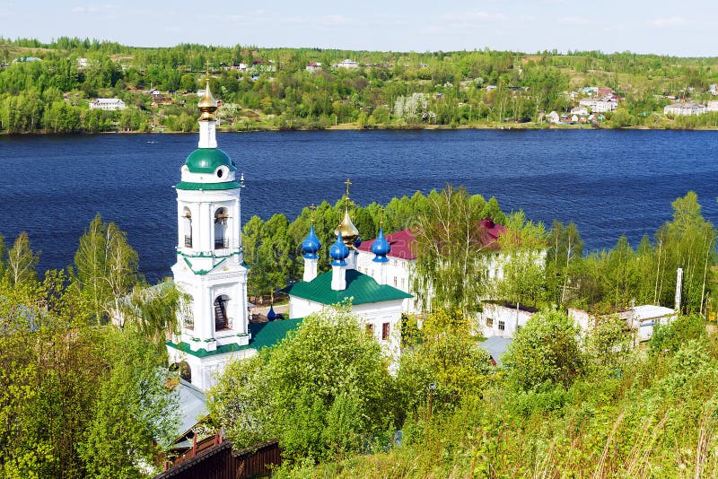 Ples, Russia. Gold Ring of Russia Stock Image - Image of ples, ivanovo ...