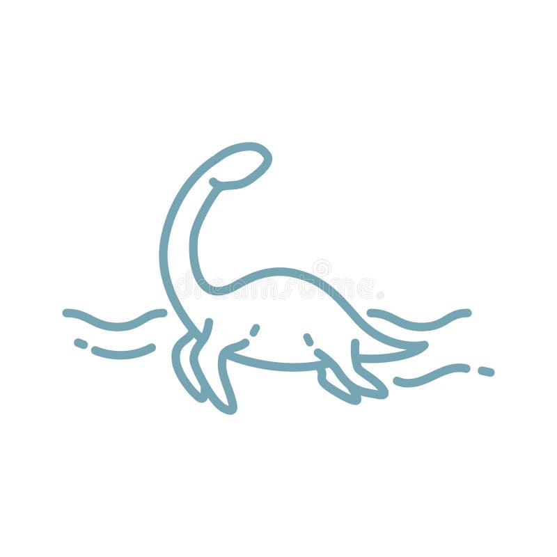 Plesiosaur. Vector Illustration Decorative Design Stock Vector ...