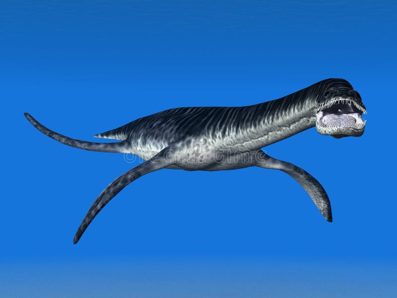 Plesiosaurus stock illustration. Illustration of huge - 26560829