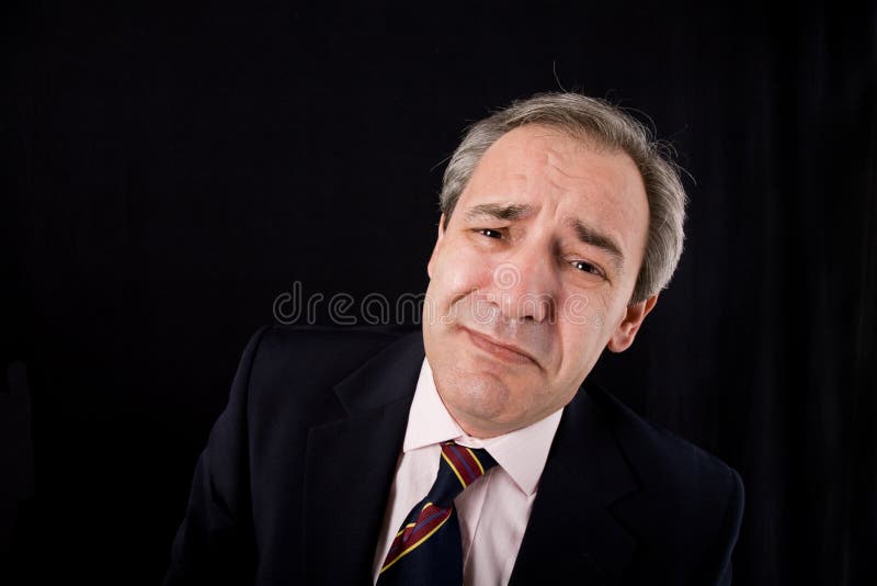 Pleurer photo stock. Image du headache, confiant, businessman - 6035384