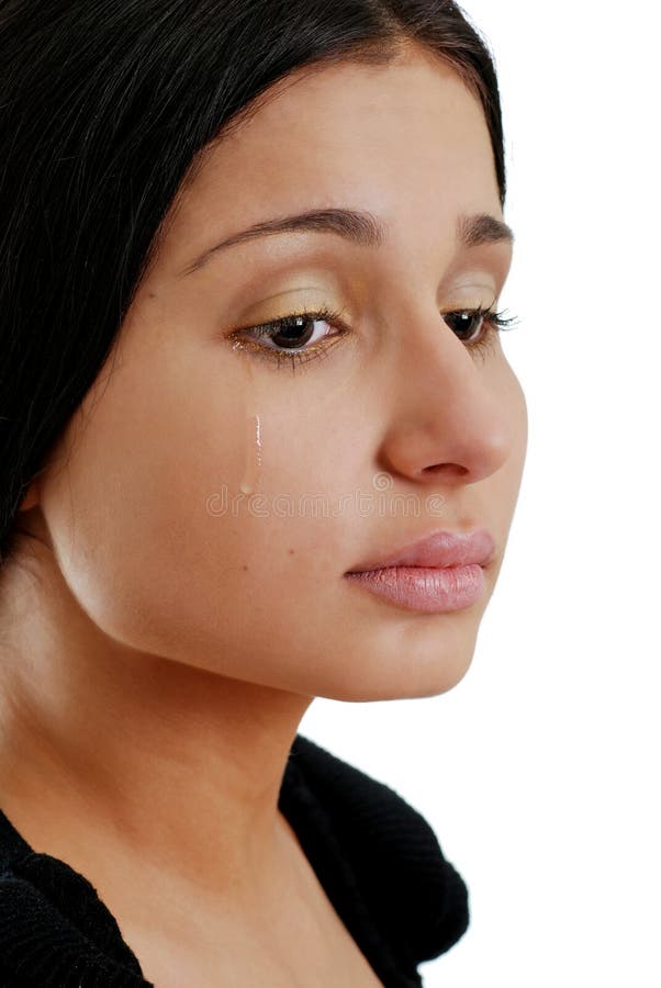 Pleurer pleurant de femme photo stock. Image du yeux - 10970256