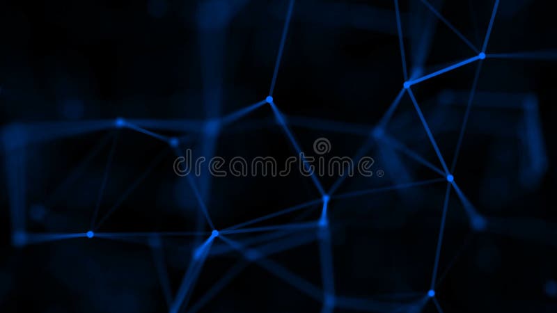 Plexus Abstract Network Business Technology Science Background Loop Stock Footage - Video of ...