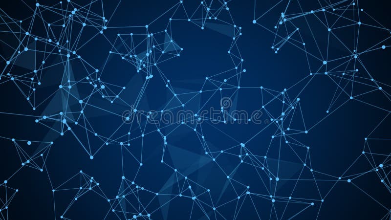 Plexus of Abstract Network Connection Background Stock Illustration ...