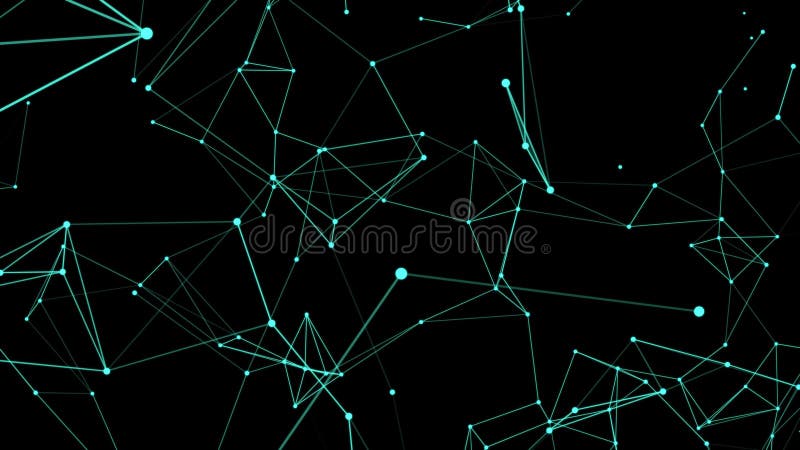 Plexus Of Abstract Network Connection Background Stock Footage Video Of Futuristic Abstract