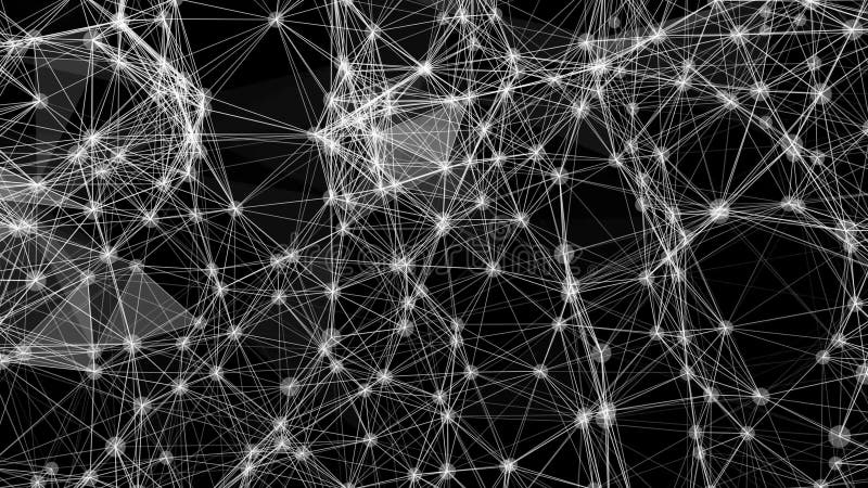 Plexus Of Abstract Network Connection Background Stock Footage Video Of Abstract Colorful